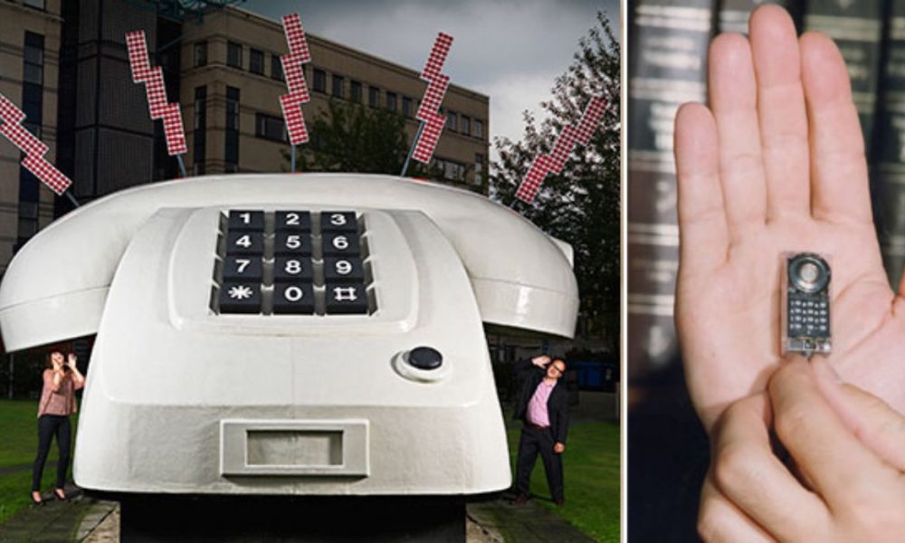 Telefoane fixe cu dimensiuni extreme. Au intrat în Guinness World ...