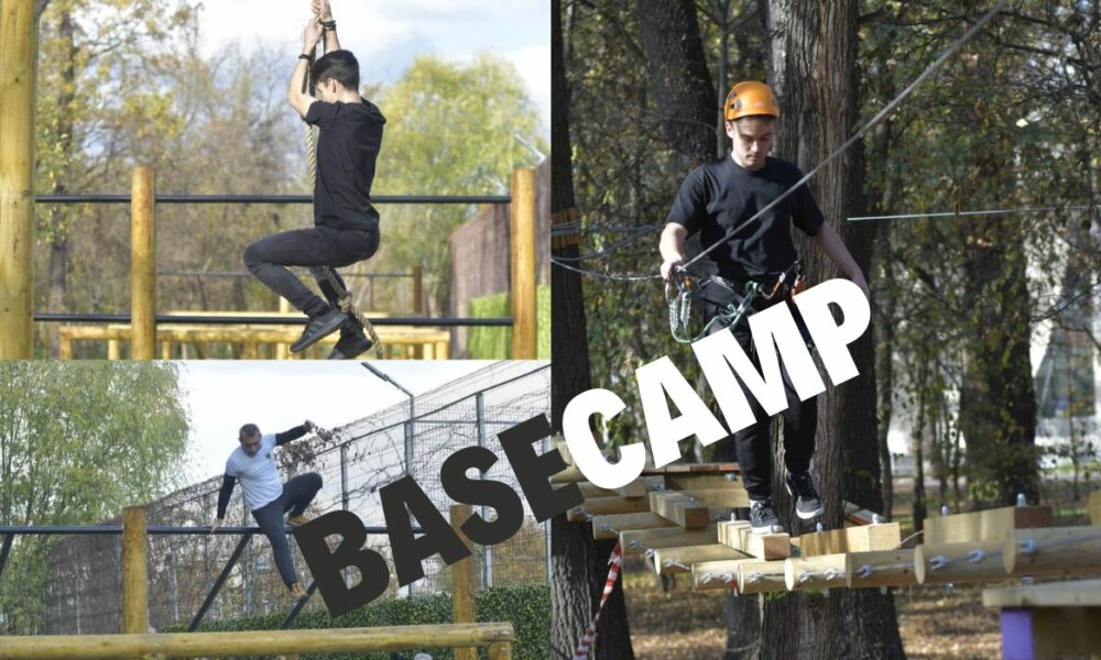 Premieră. S-a deschis BASECAMP, un parc de aventură cu specific militar ...