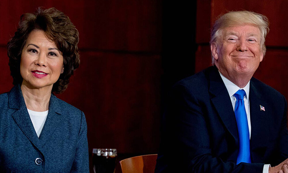 Elaine Chao, fost secretar de stat, îl vrea pedepsit pe Donald Trump ...
